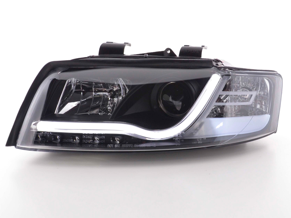 Faros Luz Diurna Con Led Lightbar Audi A4 B6 8e 01-04 Negro 305,00 ...