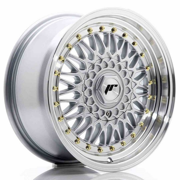 LLANTA JR Wheels JR9 16x7,5 ET25 4x100/108 Silver w/Machined Lip JAPAN ...